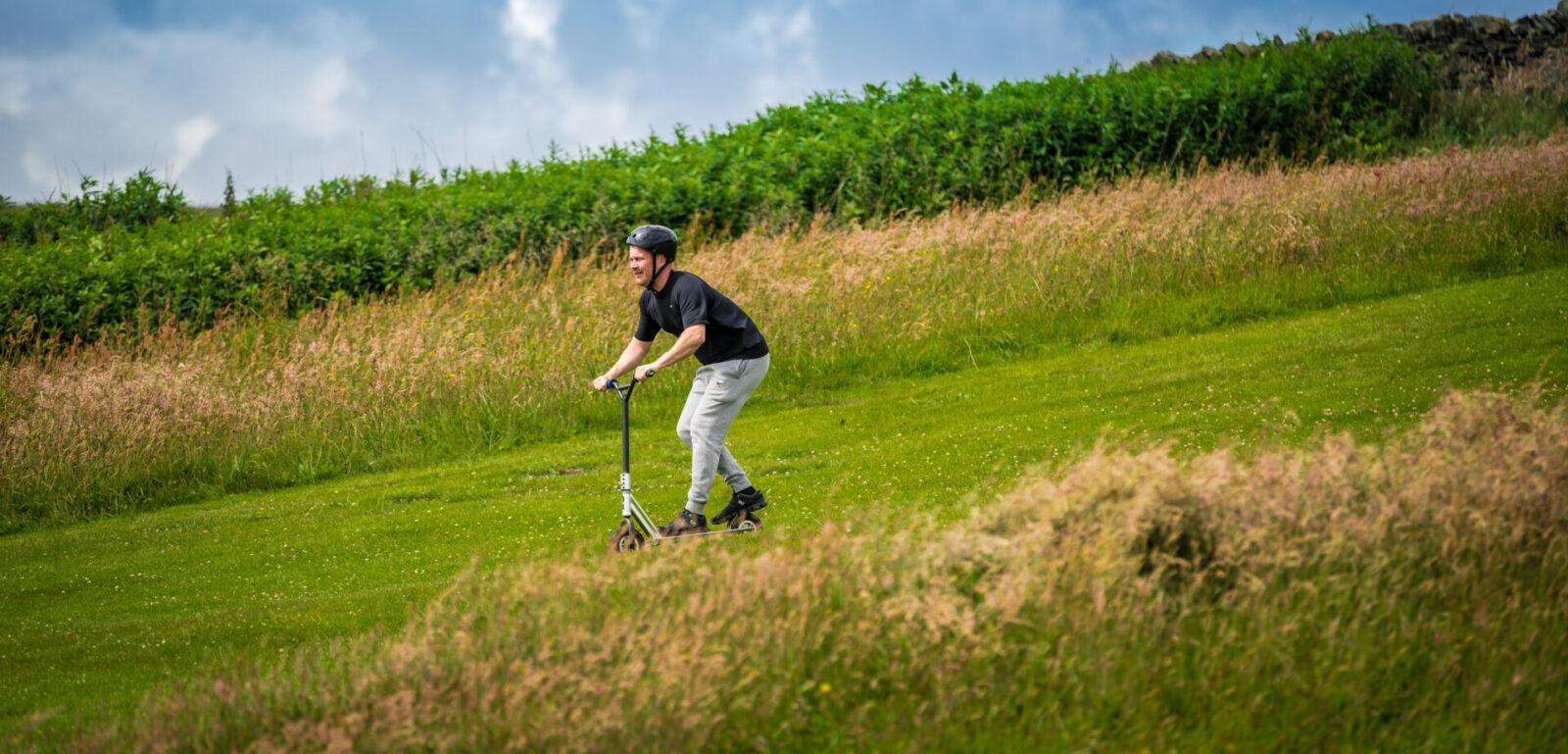 Grass sledging & dirt scooters - West Yorkshires ultimate outdoor ...